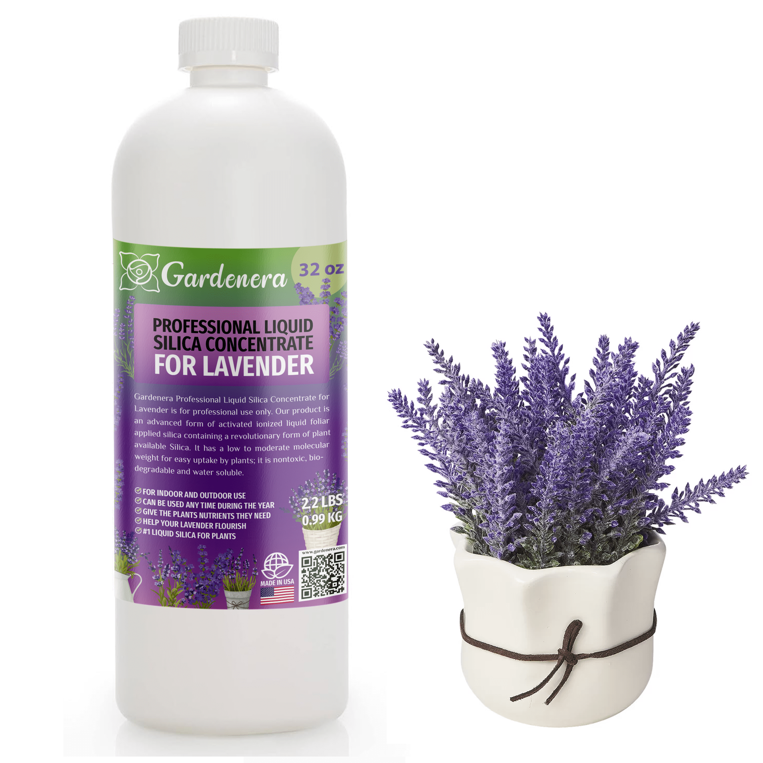 𝐏𝐑𝐎𝐅𝐄𝐒𝐒𝐈𝐎𝐍𝐀𝐋 Liquid Silica Plant Supplement - 32oz - LAVENDER Plants ...