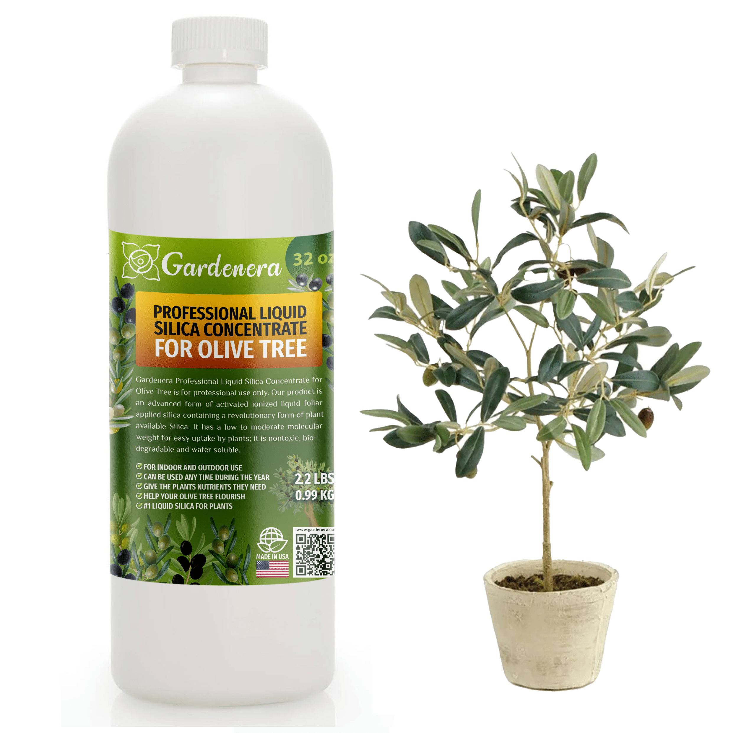 𝐏𝐑𝐎𝐅𝐄𝐒𝐒𝐈𝐎𝐍𝐀𝐋 Liquid Silica Plant Supplement - 32oz - OLIVE TREE Plants ...