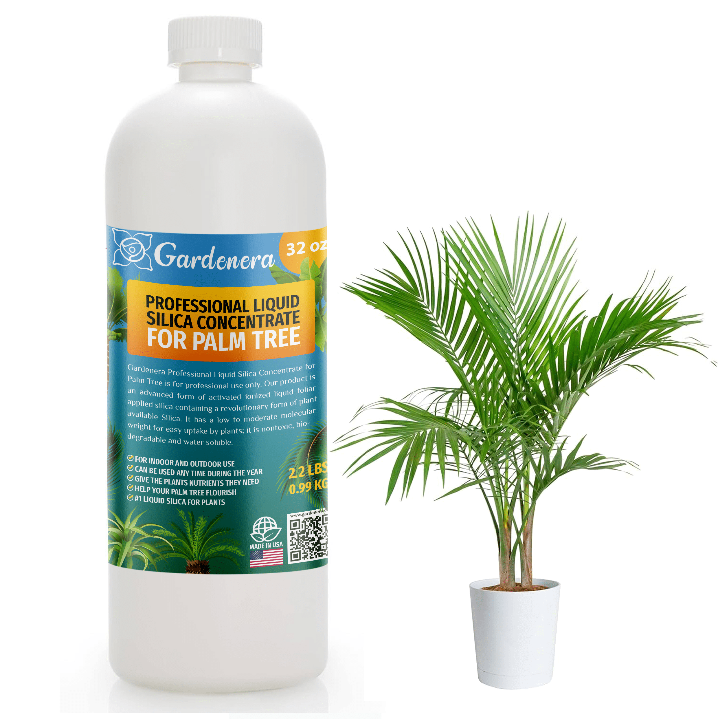 𝐏𝐑𝐎𝐅𝐄𝐒𝐒𝐈𝐎𝐍𝐀𝐋 Liquid Silica Plant Supplement - 32oz - PALM TREE Plants ...