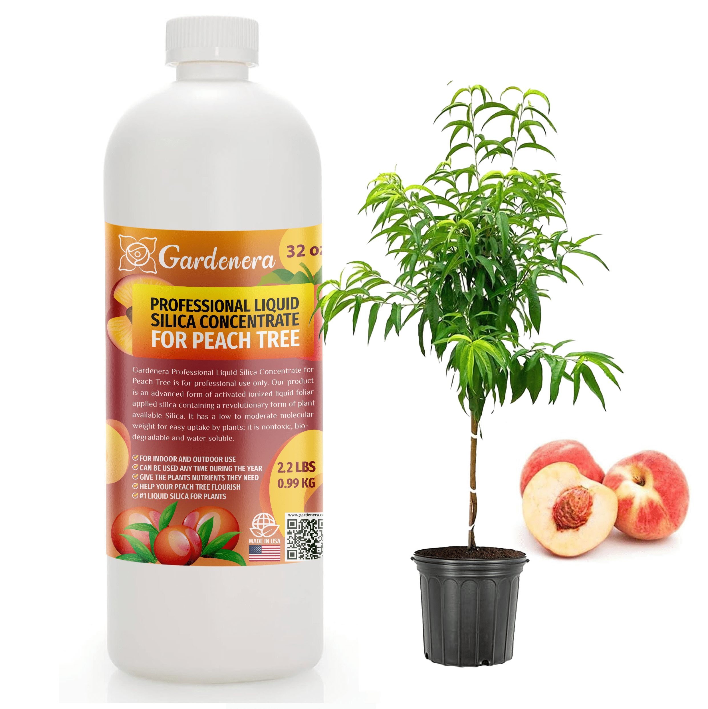 ⭐ 𝐁𝐄𝐒𝐓𝐒𝐄𝐋𝐋𝐄𝐑 Liquid Silica Plant Supplement - 32oz - PEACH TREE Plants ...
