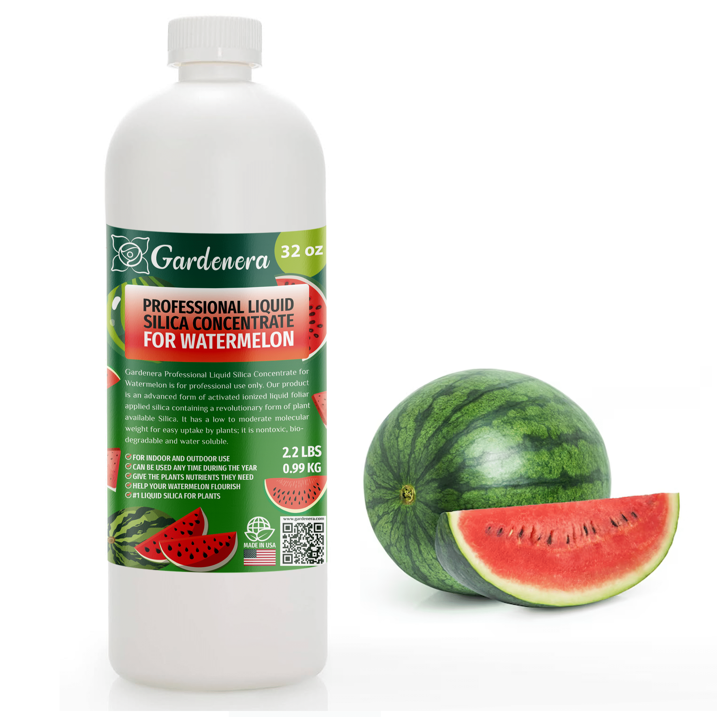 𝐏𝐑𝐎𝐅𝐄𝐒𝐒𝐈𝐎𝐍𝐀𝐋 Liquid Silica Plant Supplement - 32oz - WATERMELON Plants ...