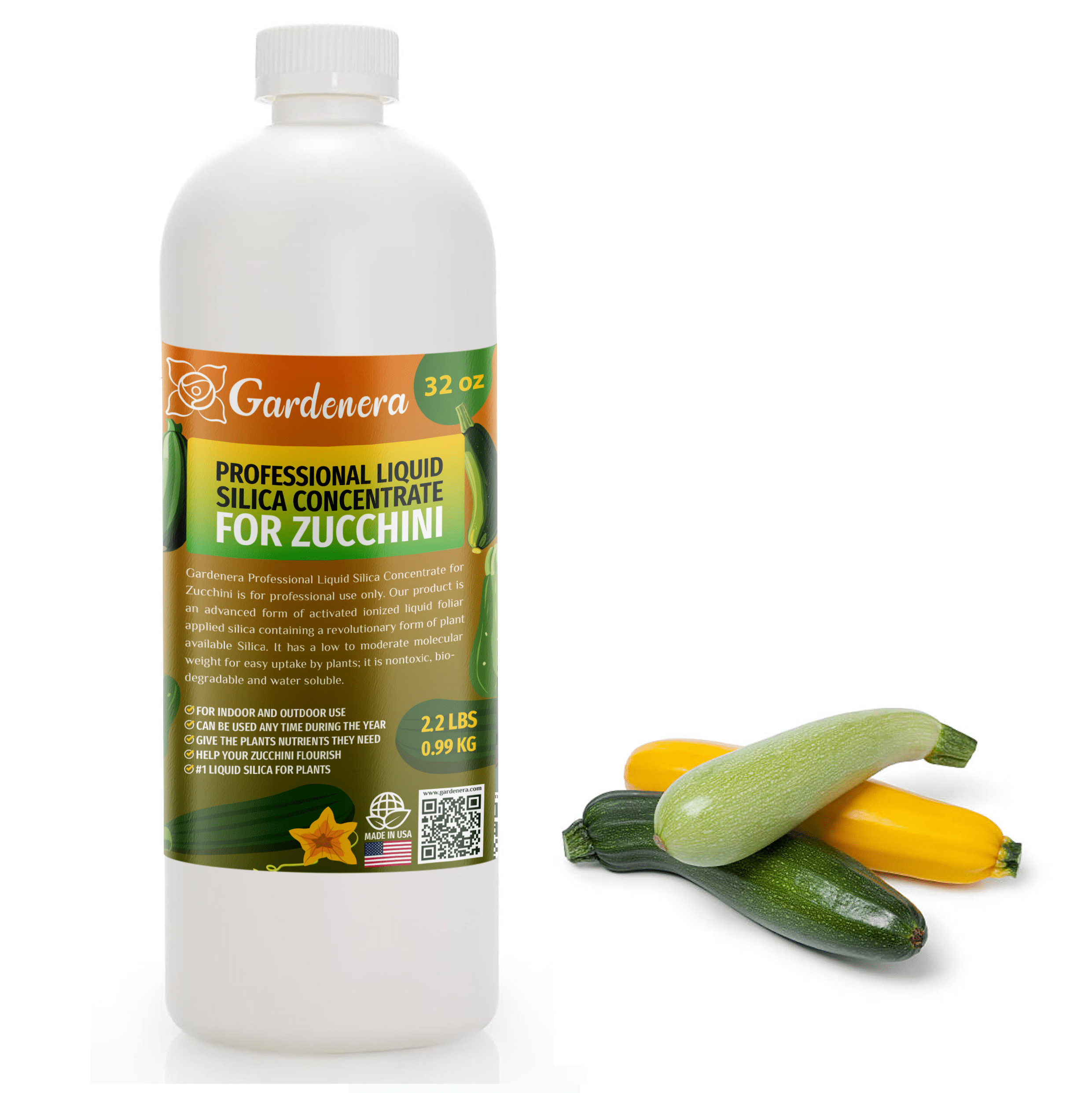 𝐏𝐑𝐎𝐅𝐄𝐒𝐒𝐈𝐎𝐍𝐀𝐋 Liquid Silica Plant Supplement - 32oz - ZUCCHINI Plants ...