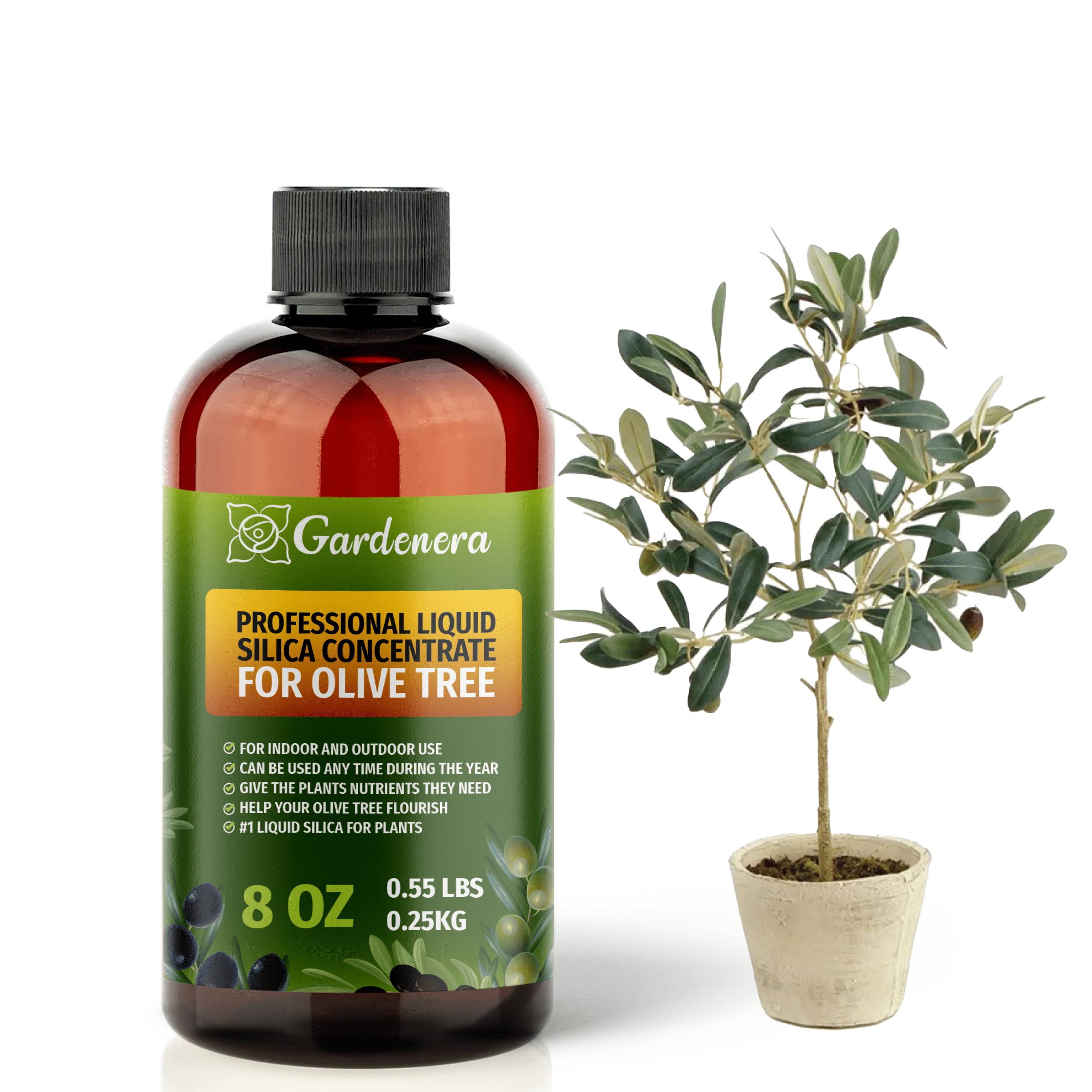 ⭐ 𝐁𝐄𝐒𝐓𝐒𝐄𝐋𝐋𝐄𝐑 Liquid Silica Plant Supplement - 8oz (250mL) - OLIVE TREE ...