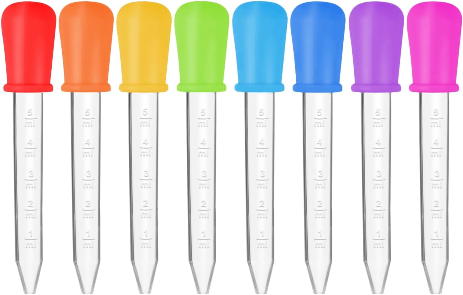 Liquid Silicone 5ml Droppers, 8 Pcs Clear Liquid Medicine Eye Water ...