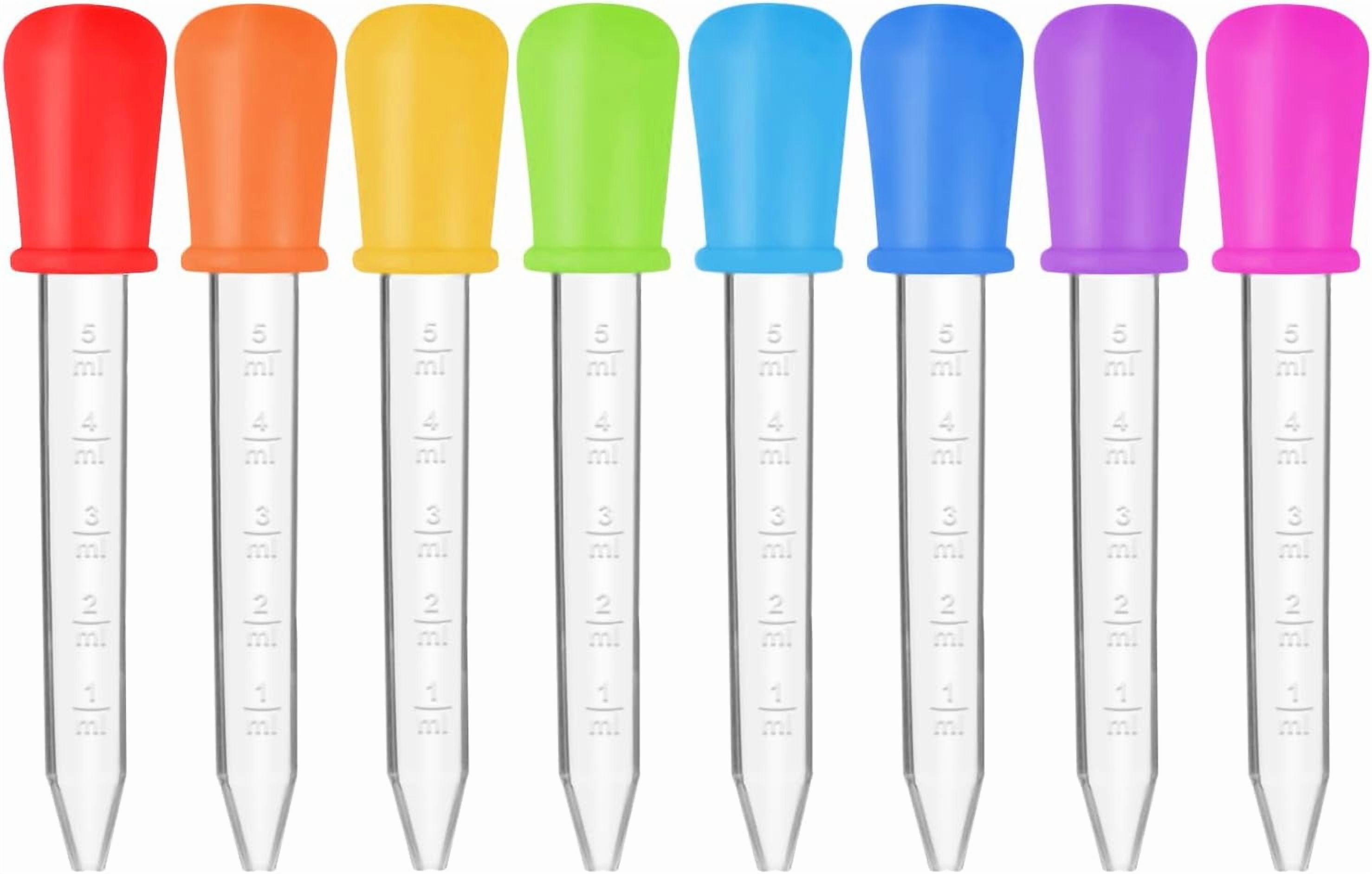Liquid Silicone 5ml Droppers, 8 Pcs Clear Liquid Medicine Eye Water ...