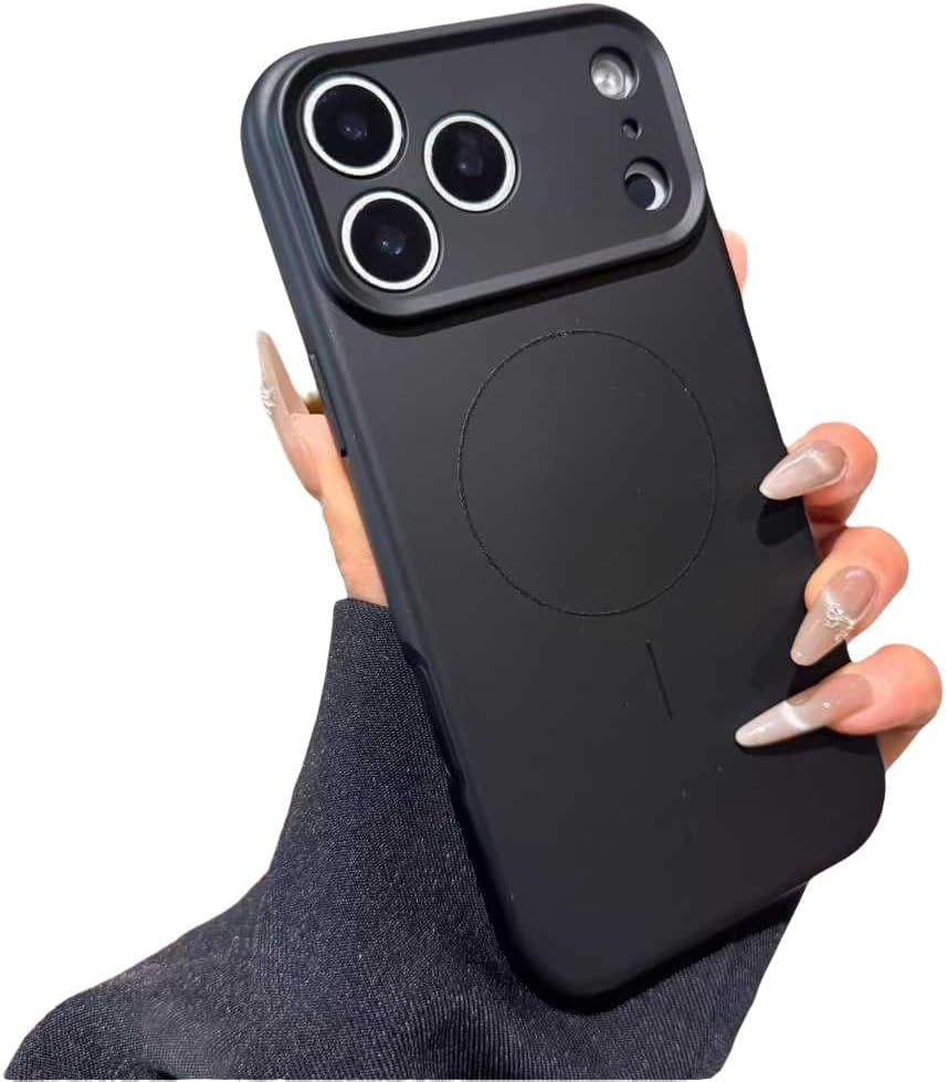 Liquid Silicone Camera Protect Magnetic Case for iPhone, Compatible ...