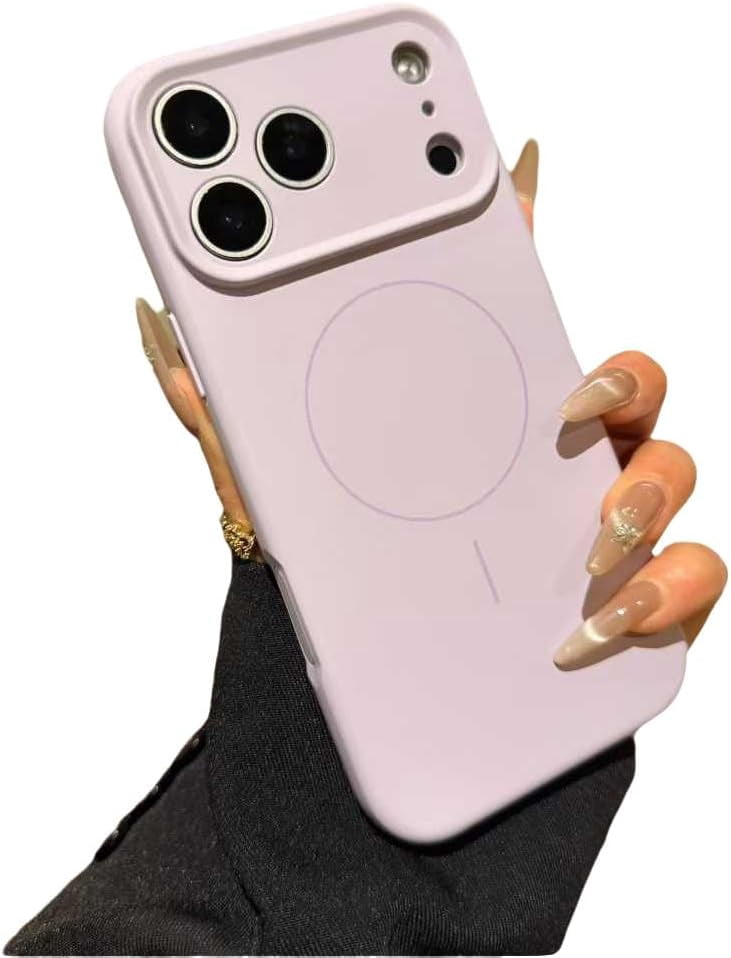 Liquid Silicone Camera Protect Magnetic Case for iPhone, Compatible ...