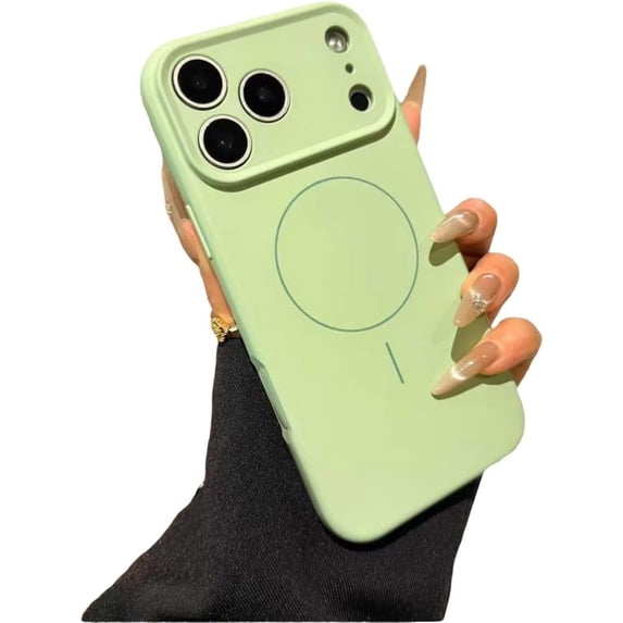 Liquid Silicone Camera Protect Magnetic Case for iPhone, Compatible ...