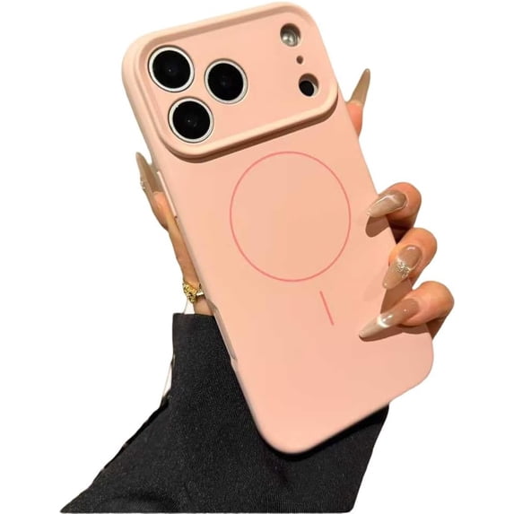 Liquid Silicone Camera Protect Magnetic Case for iPhone, Compatible ...