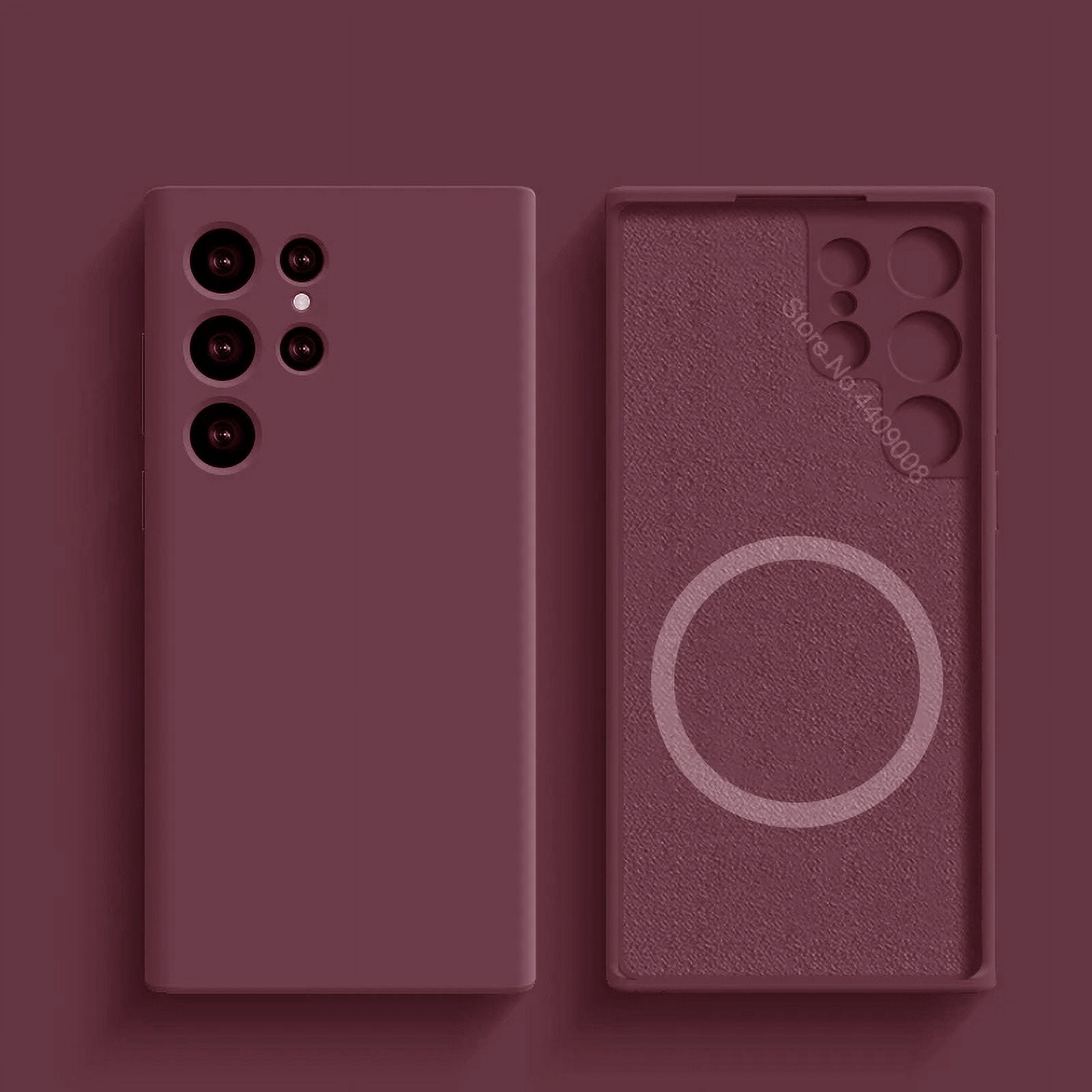 Liquid Silicone Case For Magsafe For Samsung Galaxy S24 S22 S21 S23 ...