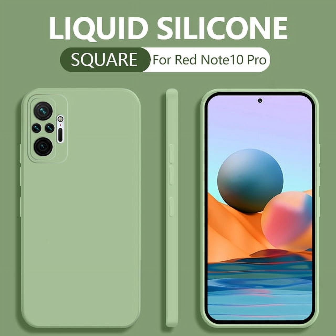 Liquid Silicone Case On Redmi Note 10 Pro Cover - Walmart.com