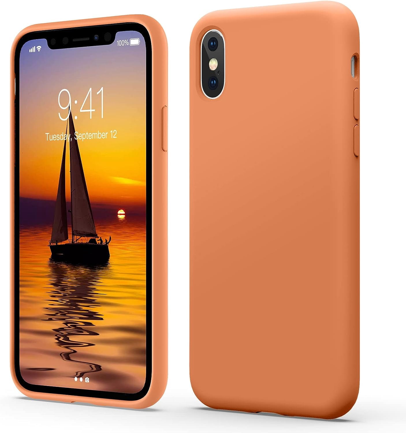 Liquid Silicone Case for iPhone X/XS (5.8''), [Scratch-Resistant, Anti ...