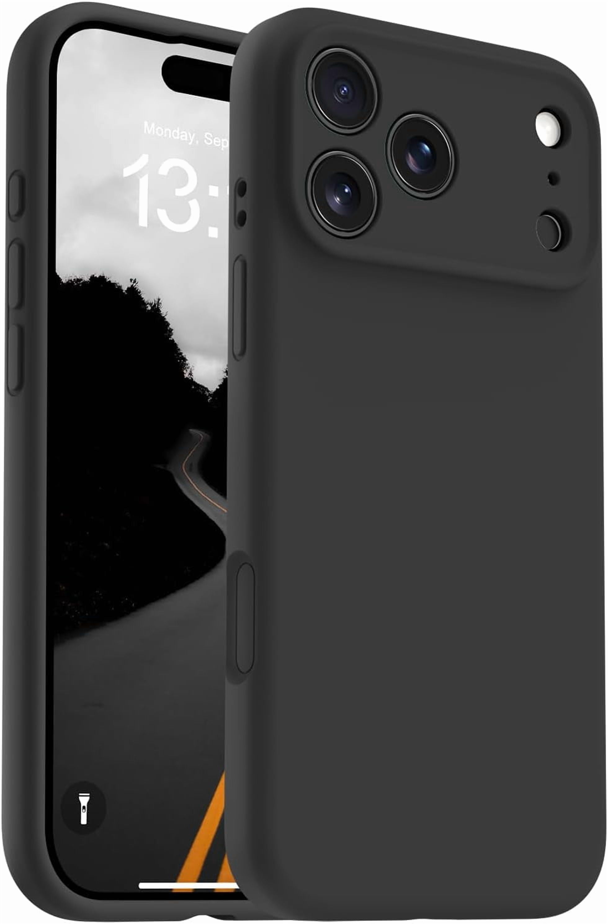 Liquid Silicone Case with Magnetic Compatible with iPhone 17 Pro ...