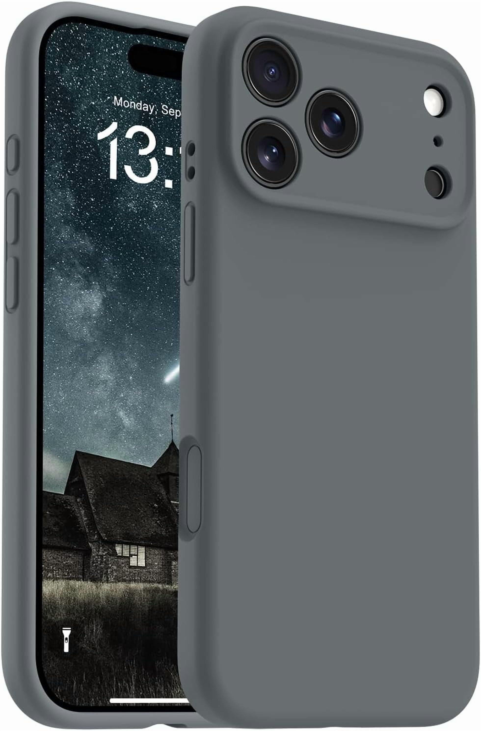 Liquid Silicone Case with Magnetic Compatible with iPhone 17 Pro ...