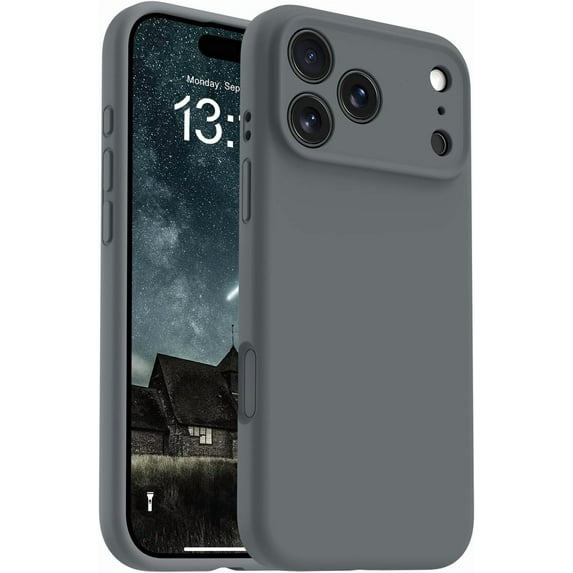 Liquid Silicone Case with Magnetic Compatible with iPhone 17 Pro Max ...