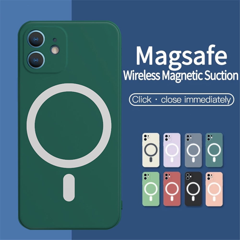Liquid Silicone Macsafe Case for Magsafe For IPHONE 11 12 13 14 15 Pro ...