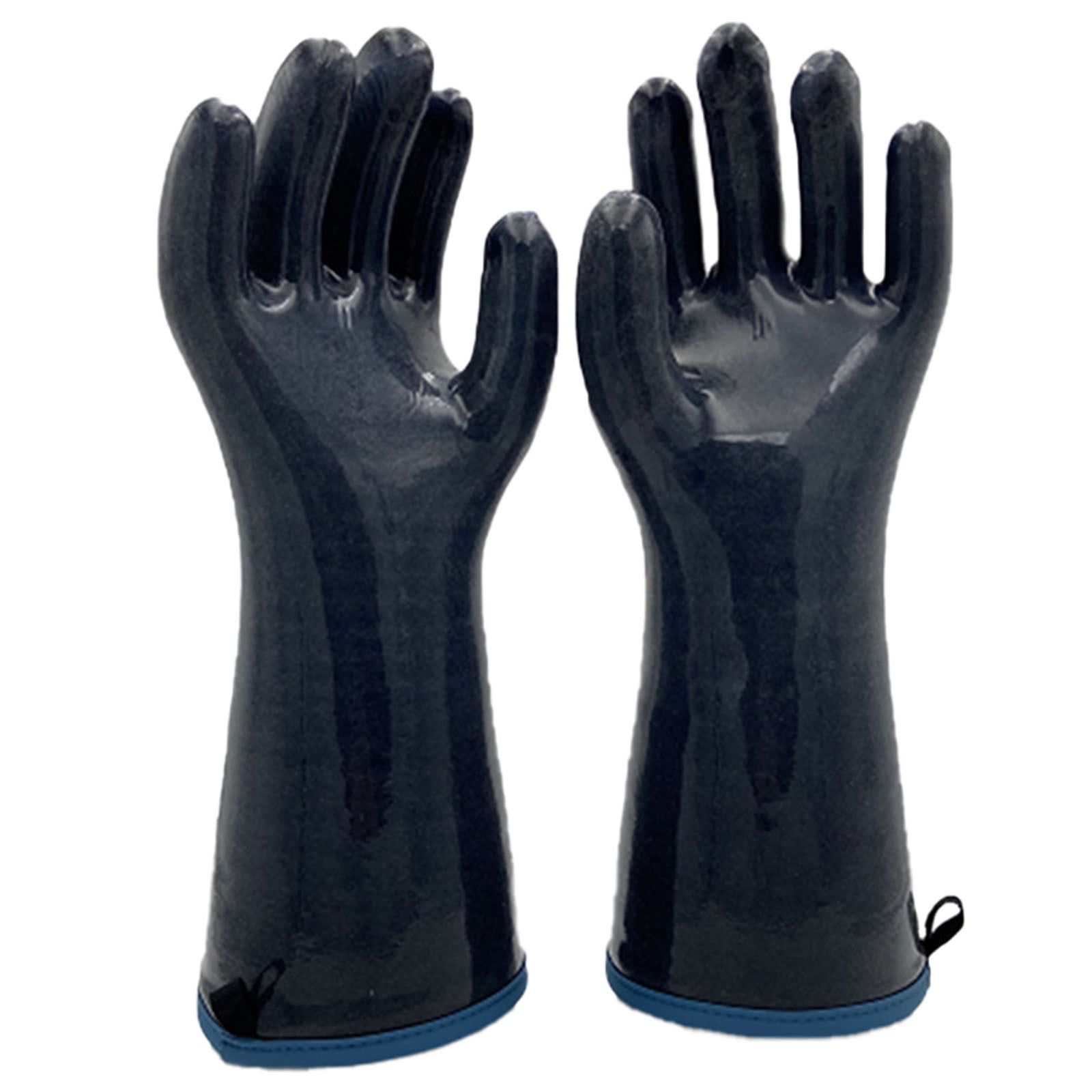 Liquid Silicone Oven Gloves - Ultra Heat Resistant to 932°F, Waterproof ...