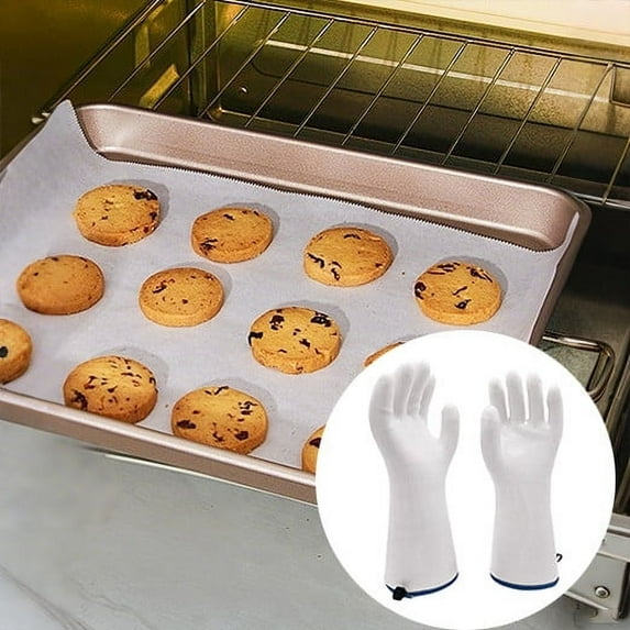 Liquid Silicone Oven Heat Gloves for Kitchen Baking Cooking and ...