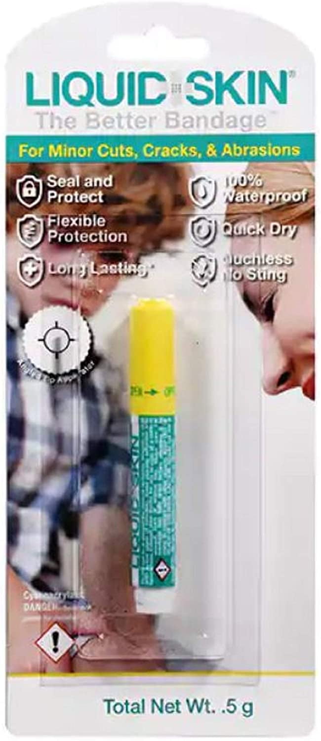 Liquid Skin, Waterproof Liquid Bandage, Quick Dry, Seal and Protect, 2 ...