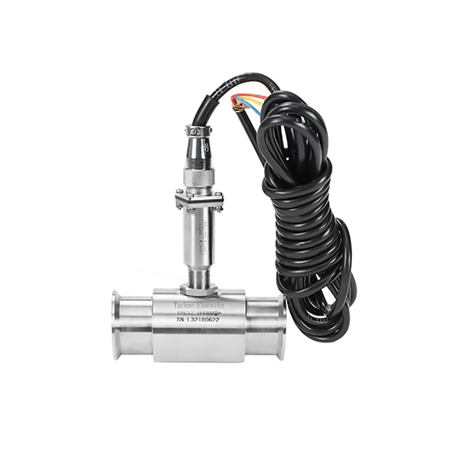 Liquid Stainless Steel Flowmeter Water Flow Sensor Methanol Oil Pulse ...