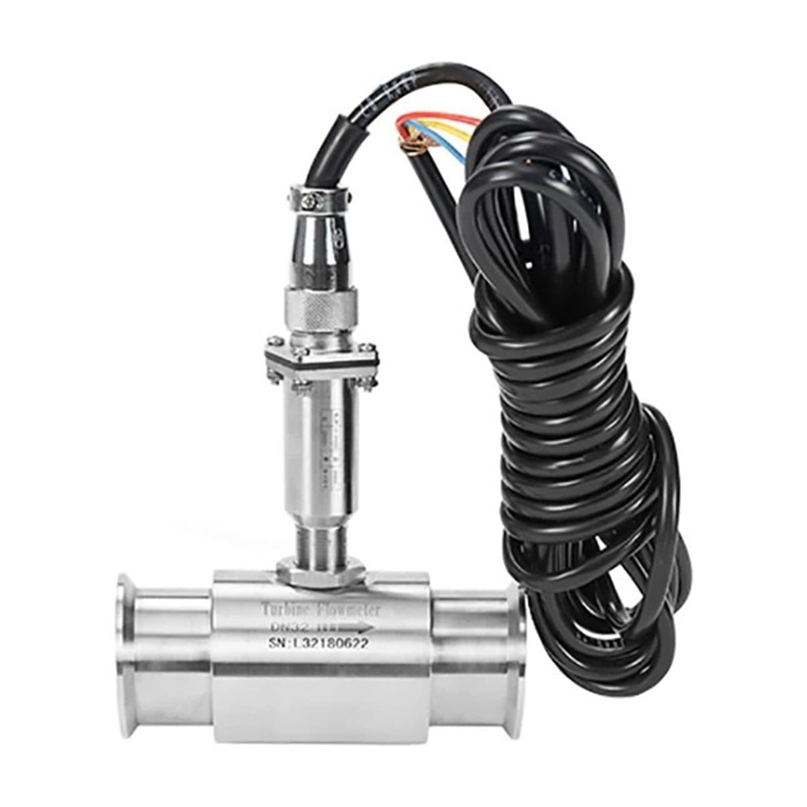 Liquid Stainless Steel Flowmeter Water Flow Sensor Methanol Oil Pulse ...