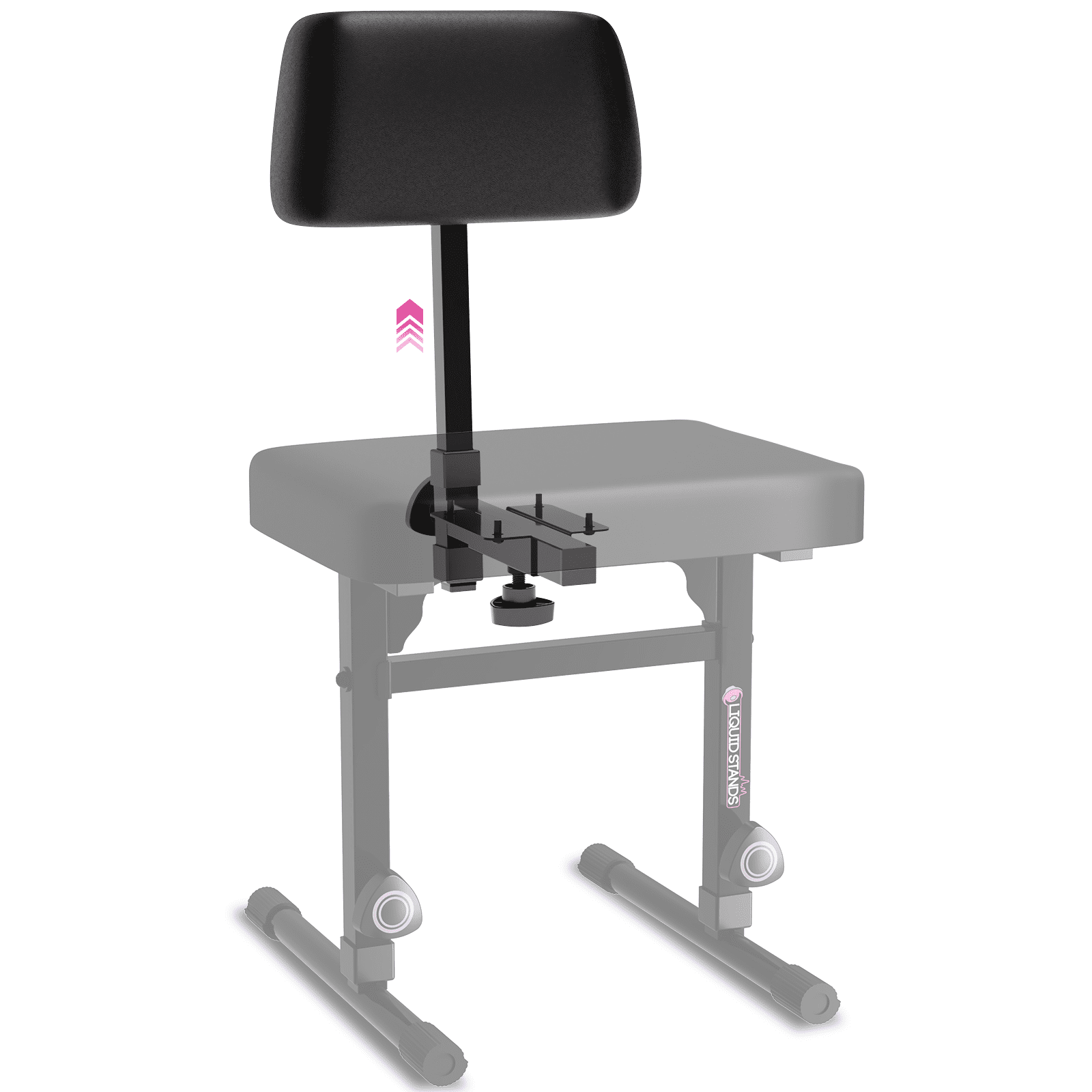 Liquid Stands Adjustable Backrest ONLY for Piano Keyboard Bench MS1083 ...