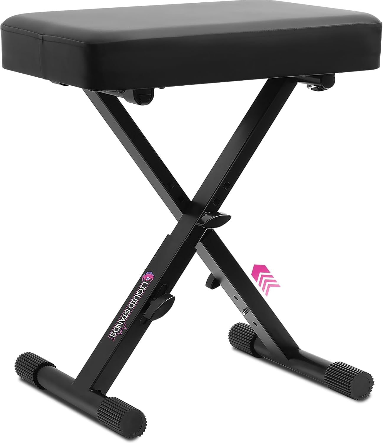 Liquid Stands Foldable Adjustable Piano Bench X-Style Music Stool ...