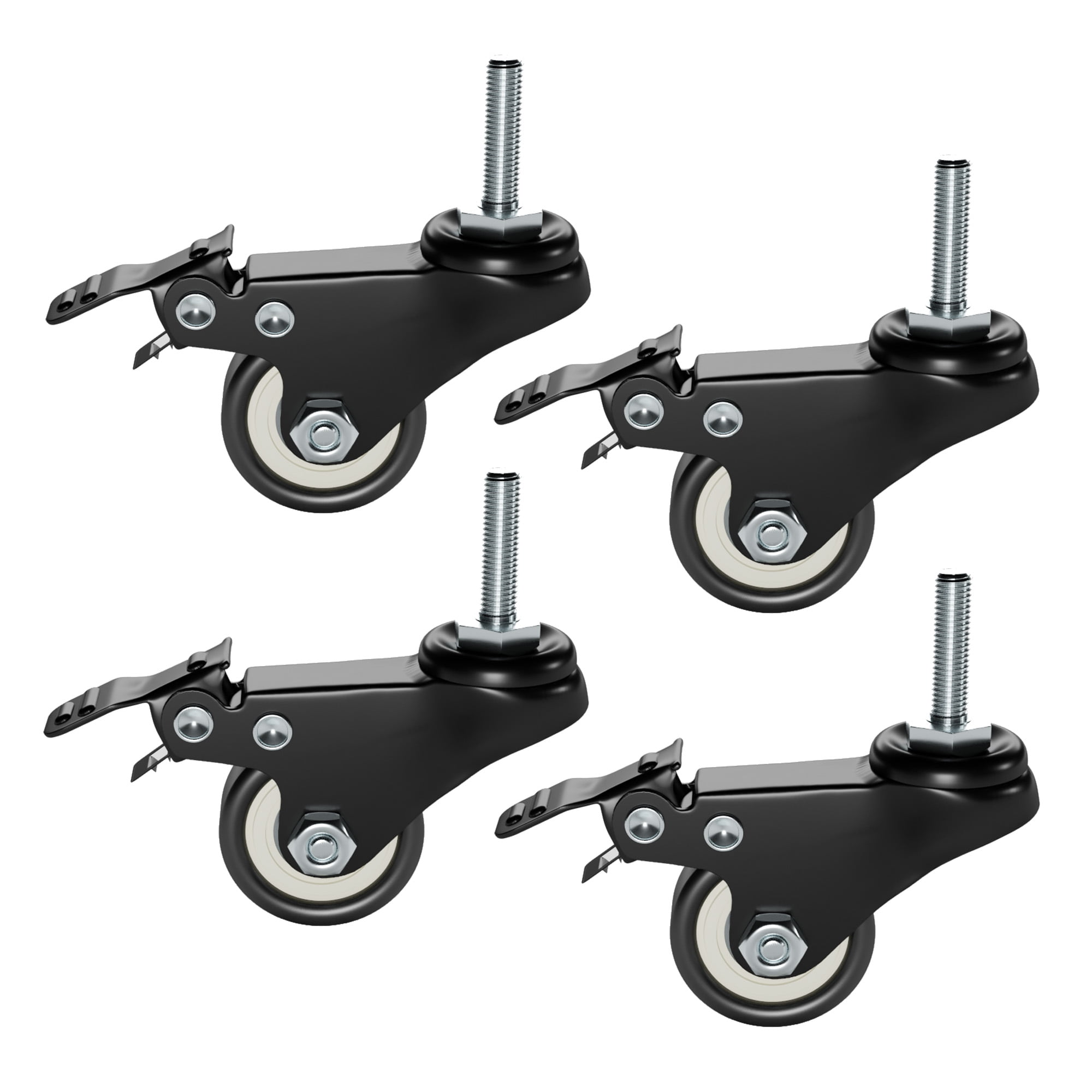 Liquid Stands Keyboard Stand Caster Wheels Set of 4 Replacement Locking ...