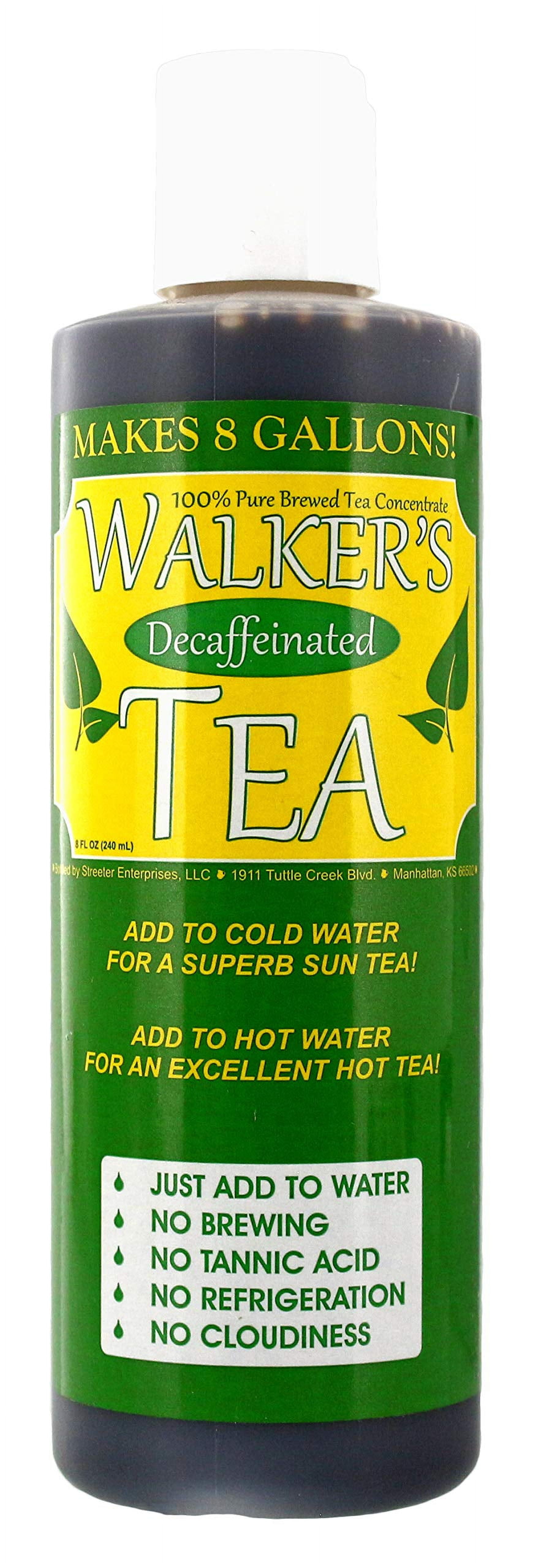 Liquid Tea Concentrate Decaffeinated 8Oz. - Makes 8 Gallons! - Walmart.com
