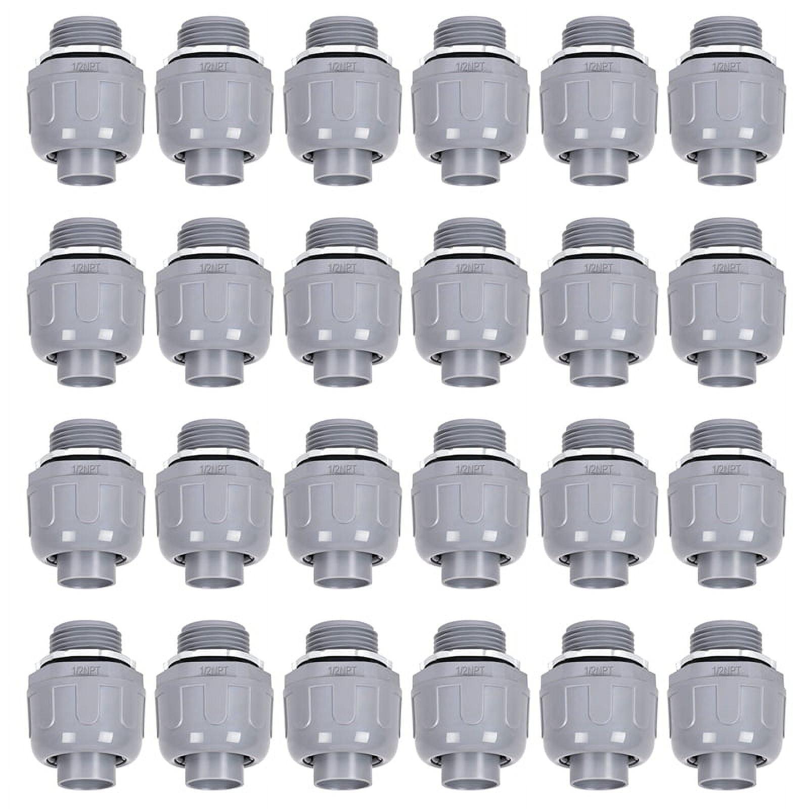 Liquid Tight Connector 1/2 in Non-Metallic Electrical Conduit Fittings ...