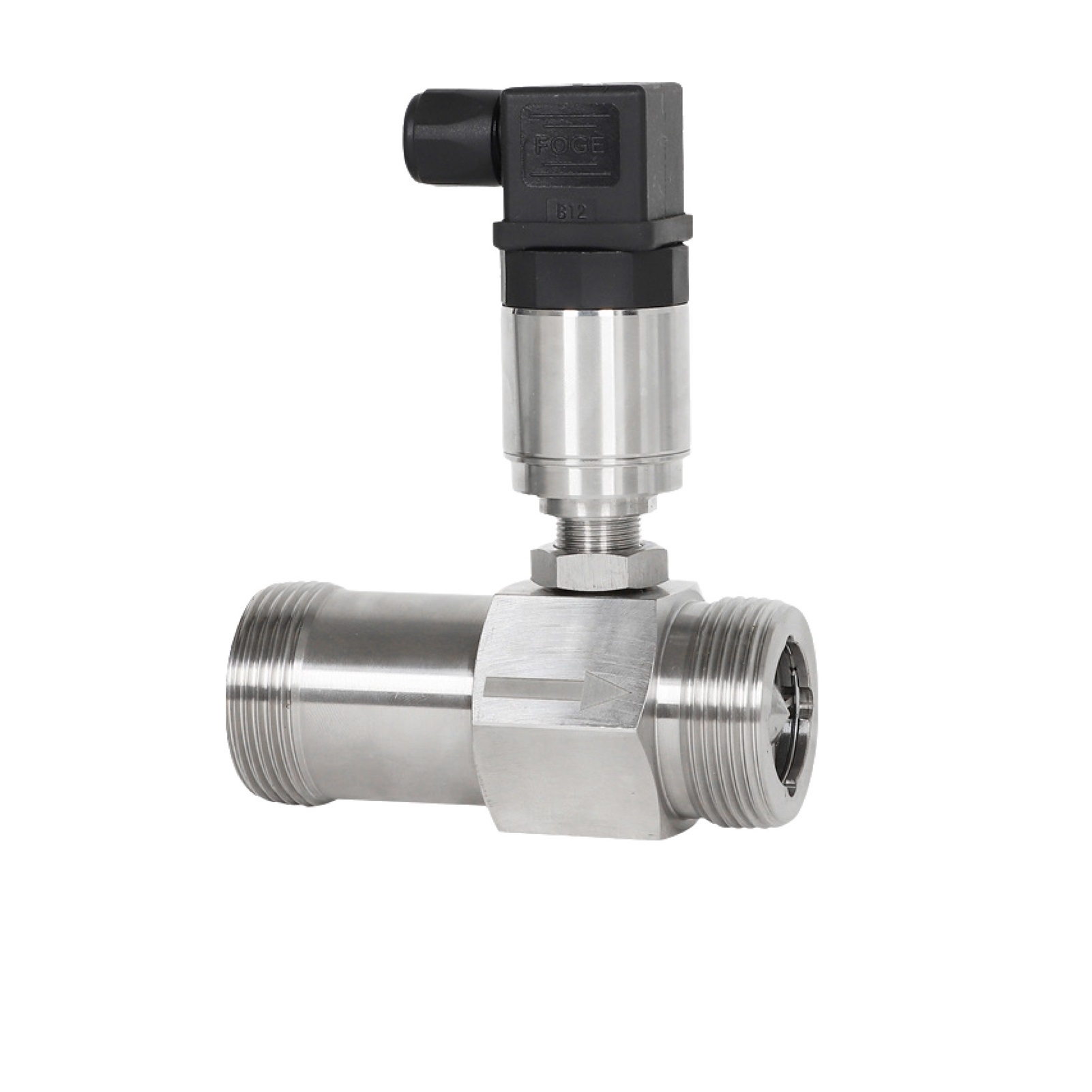Liquid Turbine Flow Meter 4-20mA Output Digital Flow Meter 304 ...