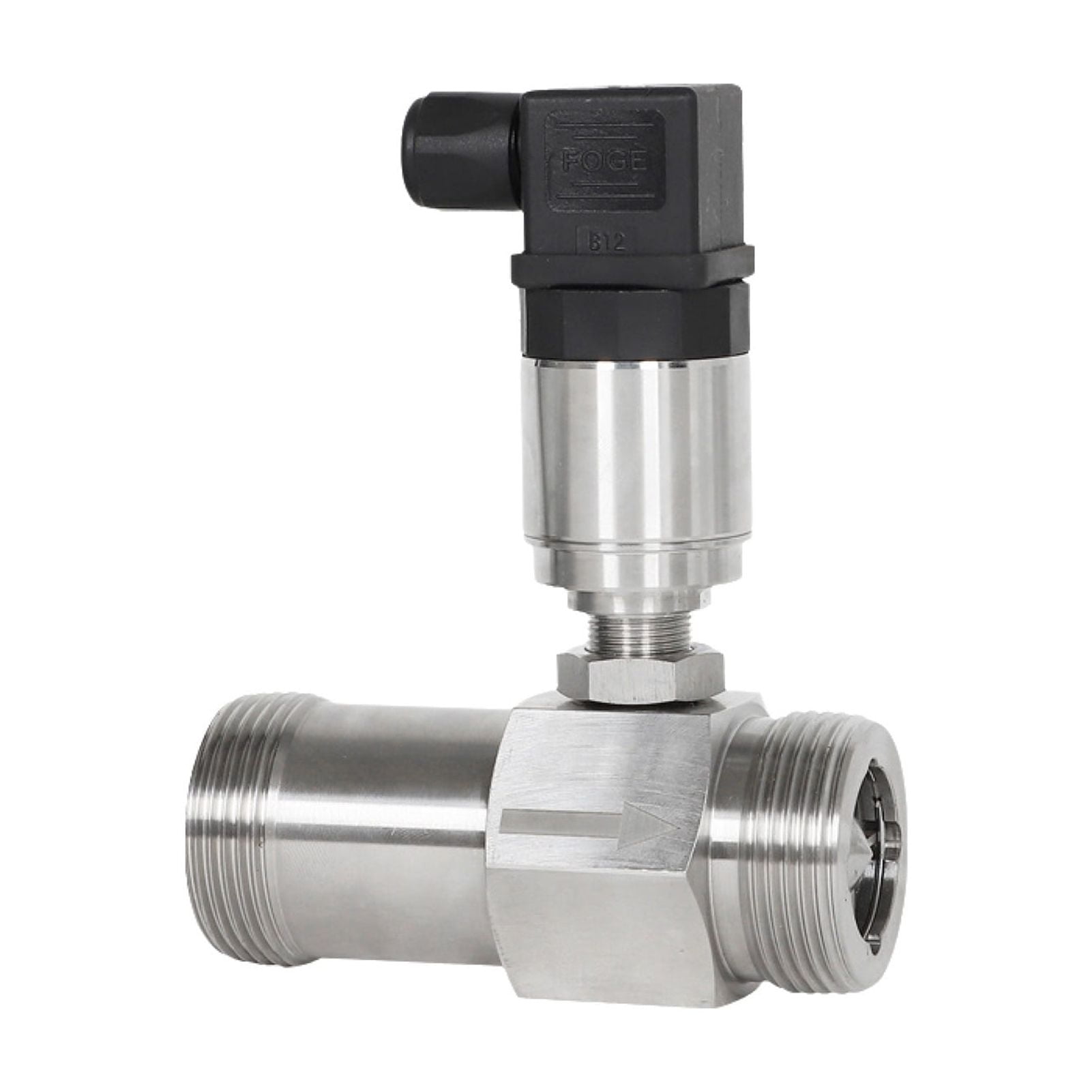 Liquid Turbine Flow Meter 4-20mA Output Digital Flow Meter 304 ...