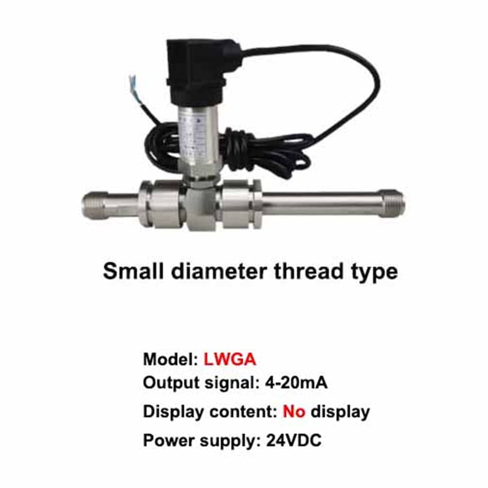 Liquid Turbine Flow Meter Sensor Transmitter 4-20mA 24VDC Water Flow Meter For Water Oil ...