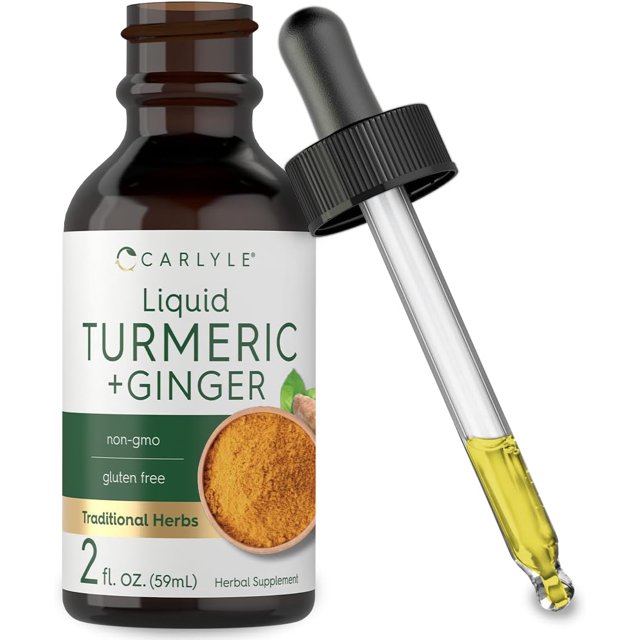 Liquid Turmeric and Ginger | 2 fl oz | with Black Pepper | Vegan | by ...