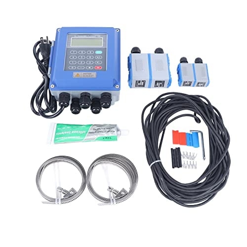 Liquid Ultrasonic Flow Meter Protection TUF-2000b Dn20-700mm -1 TS-2 Sensor IP67 Fixed Digital ...