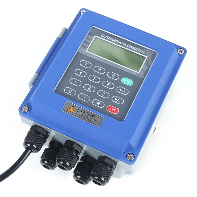 Liquid Ultrasonic Flow Meter Protection Wall Mounted Clamp On Ultrasonic Flowmeter Ultrasonic ...