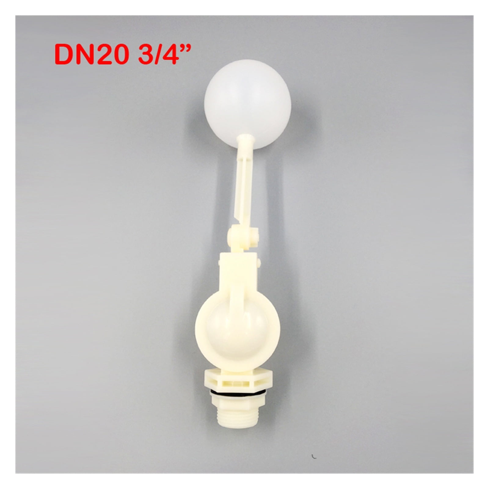 Liquid Water Level Control DN20 3/4" B-S-P-T Thread Plastic Float Valve ...