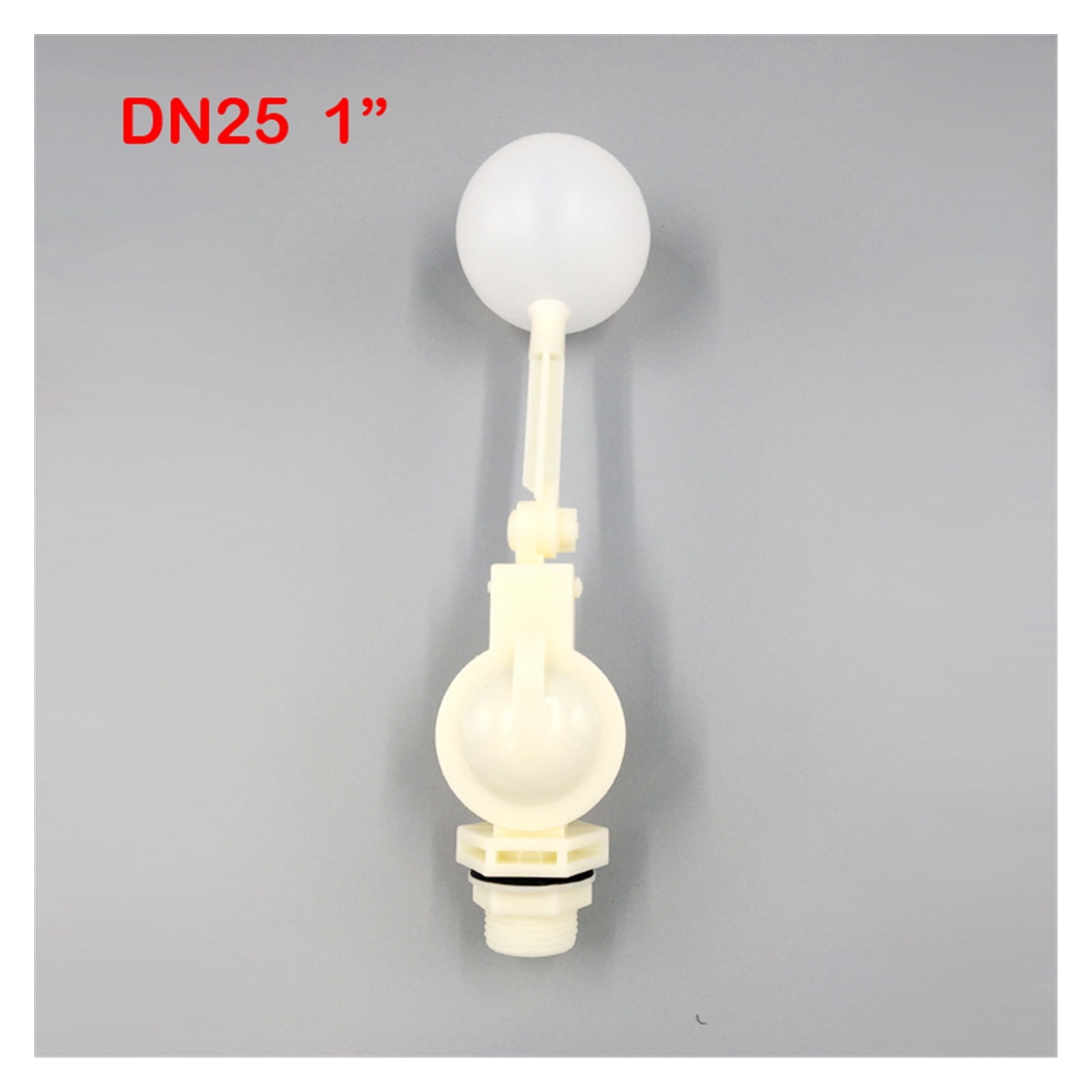 Liquid Water Level Control DN25 1" B-S-P-T Thread Plastic Float Valve ...