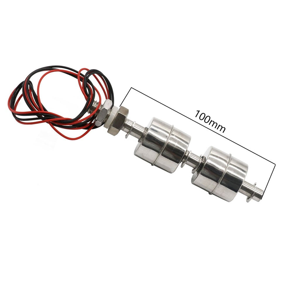 Liquid Water Level Sensor Stainless Steel Double Ball Float Switch Tank ...