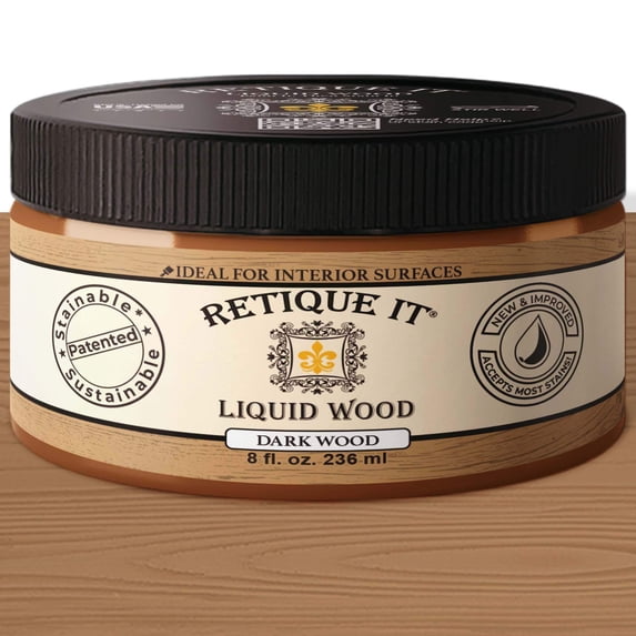 Retique It, Liquid Wood Coatings, Dark Wood, Stainable Primer for Wood ...