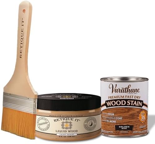 Liquid Wood - Light Wood Half-Pint with Oil-Based Stain - Stainable ...