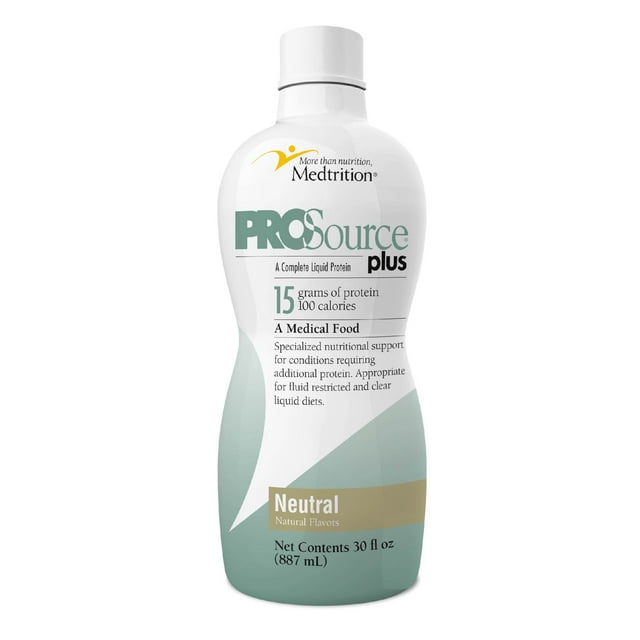 Liquid collagen peptides Type I, III 15 grams protein per oz. |Prosource Plus Neutral Bottle ...