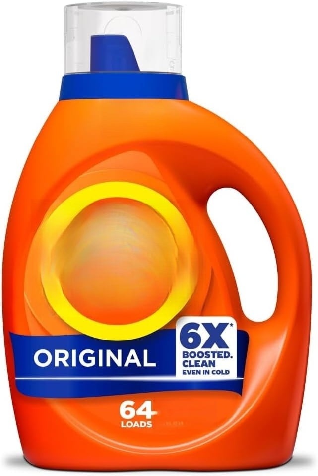 Liquid laundry detergent, plain scent, 80 fl oz, provides 64 washes ...