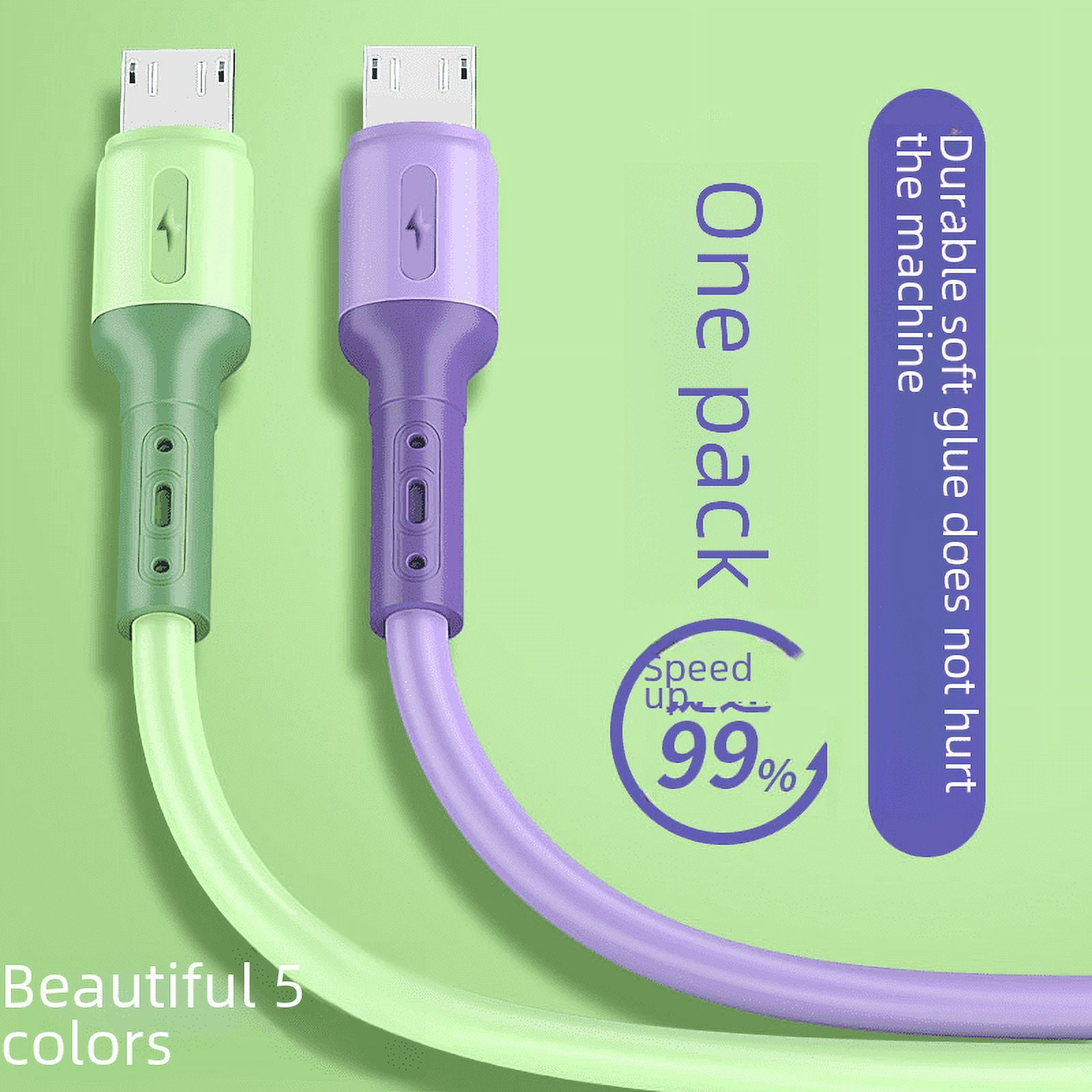 Liquid soft rubber data cable for Apple Huawei charging line type-c ...