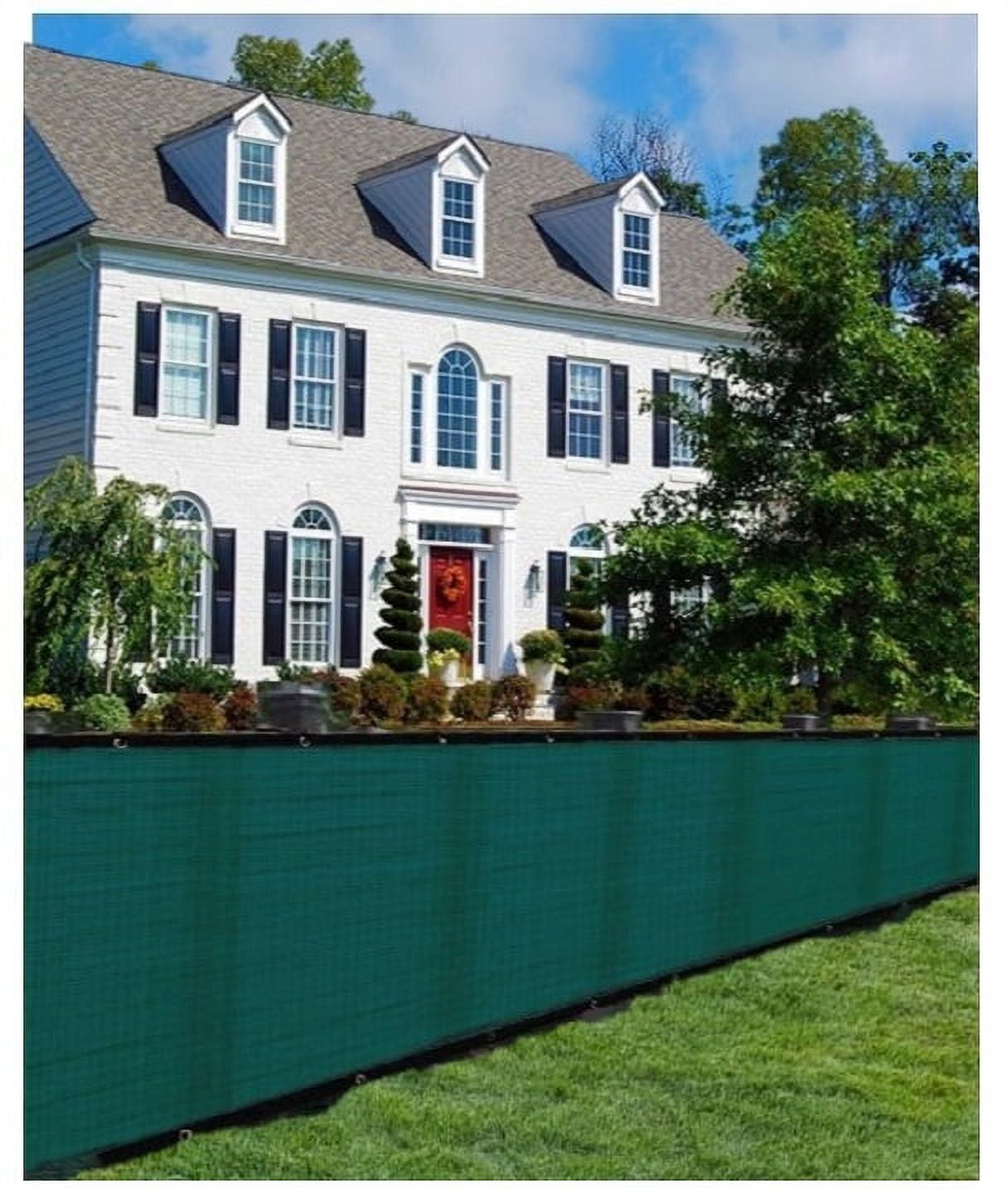 Liquidation 4' x 50' Green Privacy Fence Screen 165 GSM, Mesh Fabric ...