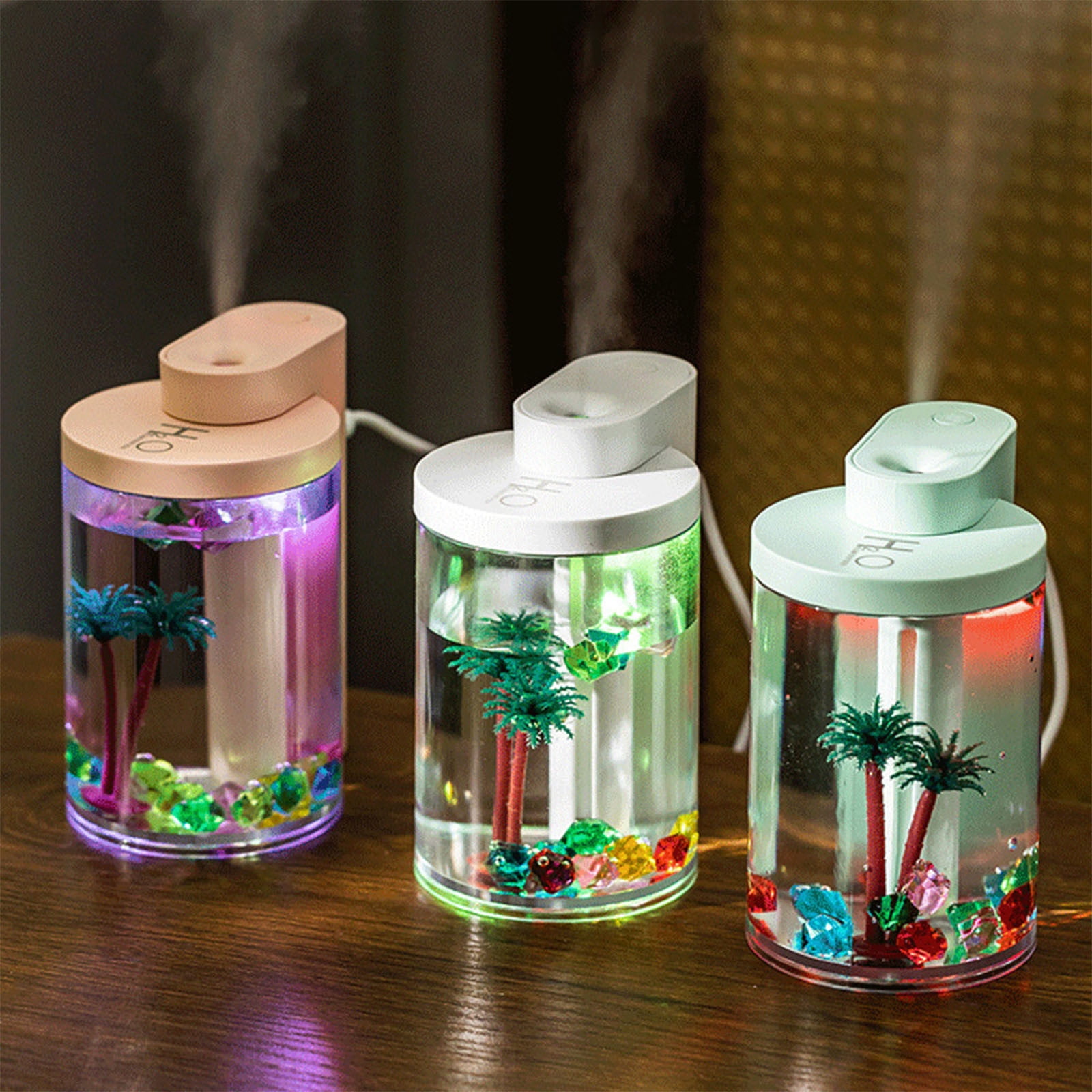 Liquidation, Portable Humidifier, 260ml Cold Mist, USB Quiet Desktop ...