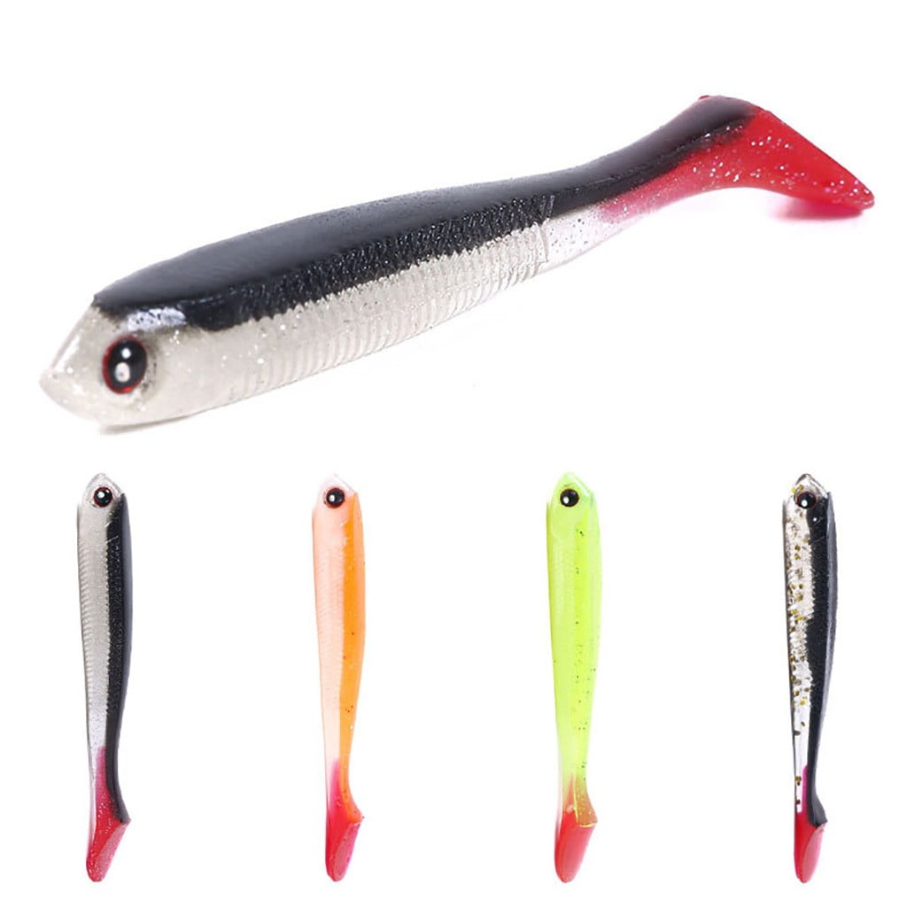 Liquidation & Promo, 5Pcs Hard Baits, 7.5CM Plastic Lures, 4 Colors ...