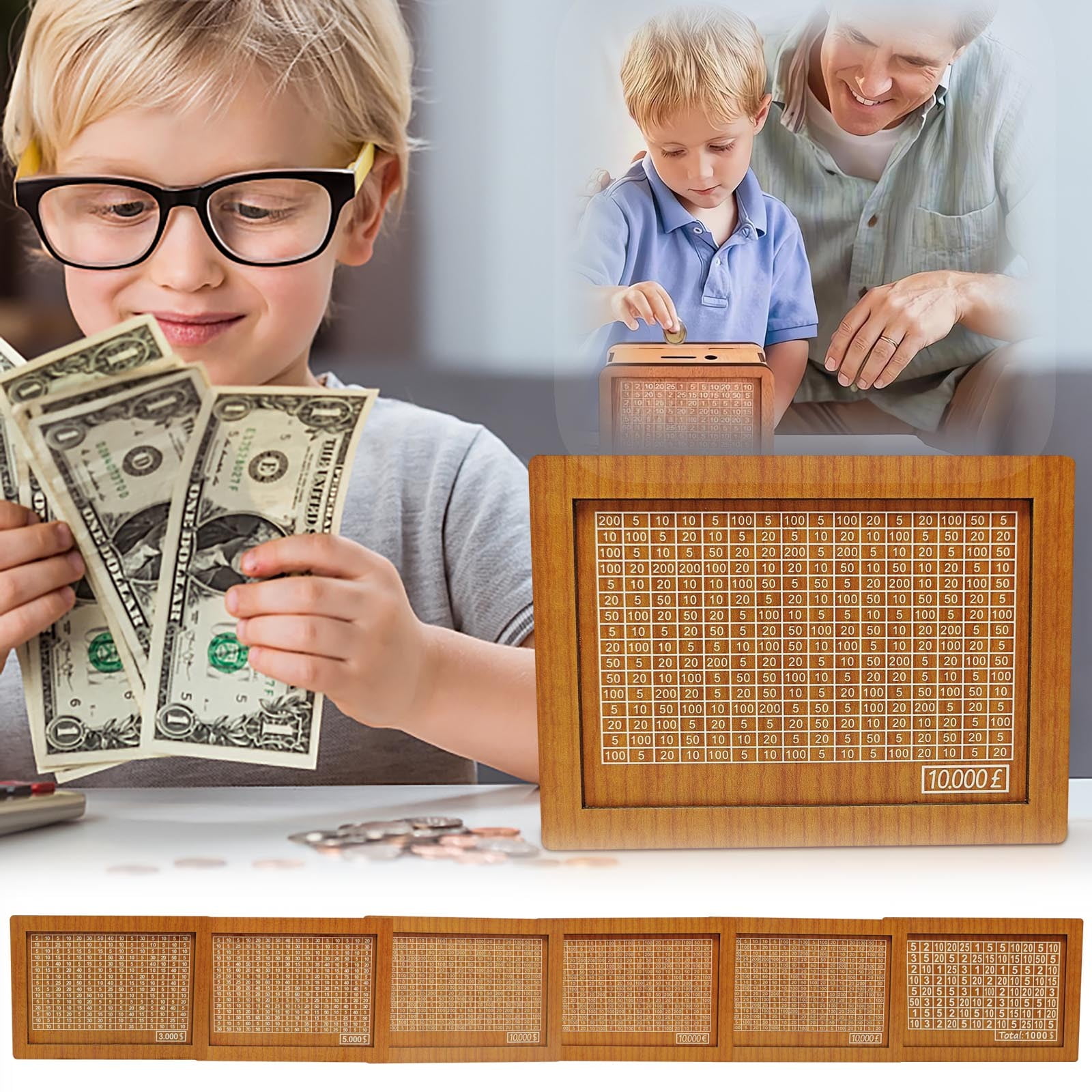 Liquidation & Promo, 5ml Wooden Money Box, Change Storage Box, Small ...