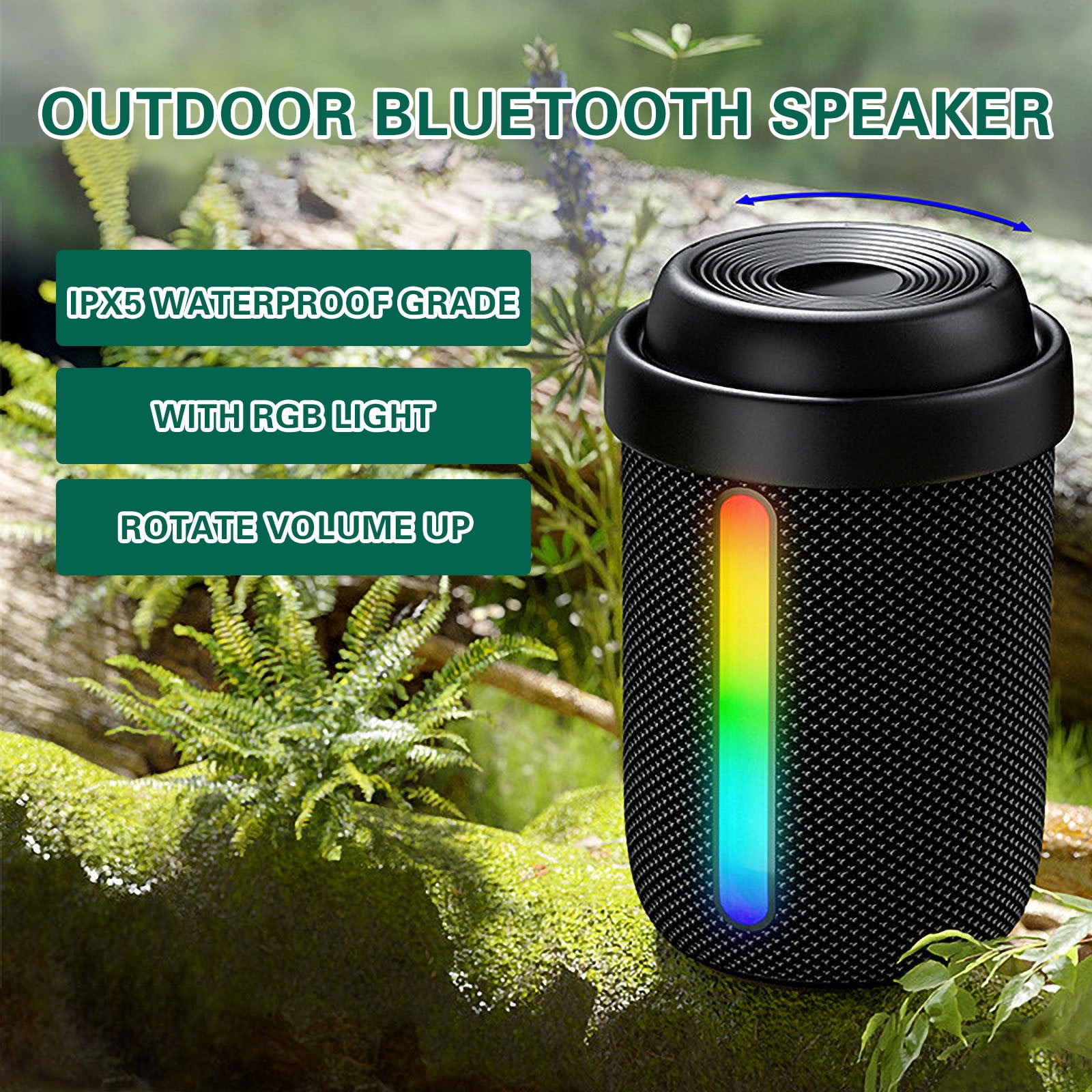 Liquidation & Promo, Bluetooth Speaker, RGB Light, Waterproof Portable ...