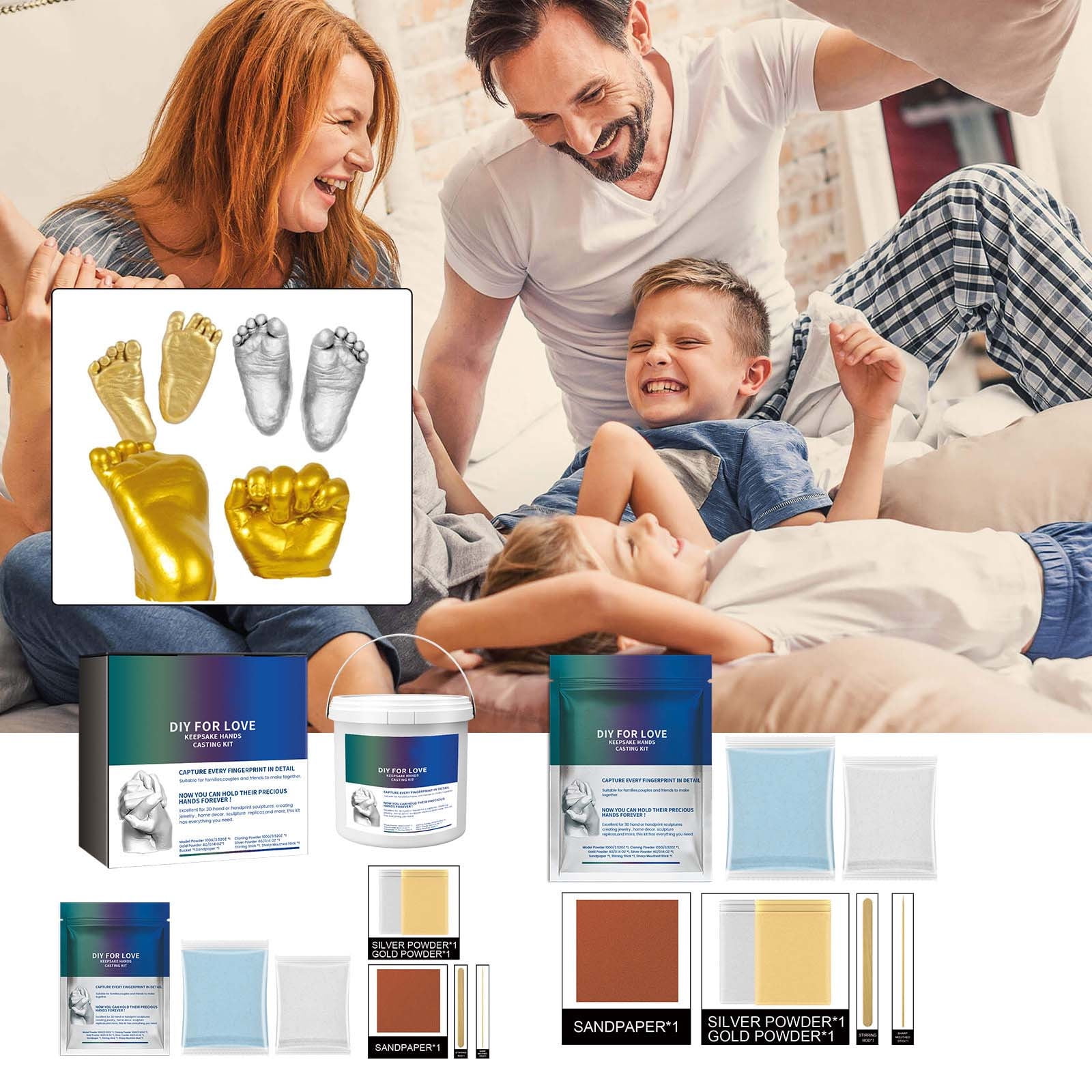 Liquidation & Promo, Commemorative Hands Statue Set, DIY Custom Craft ...